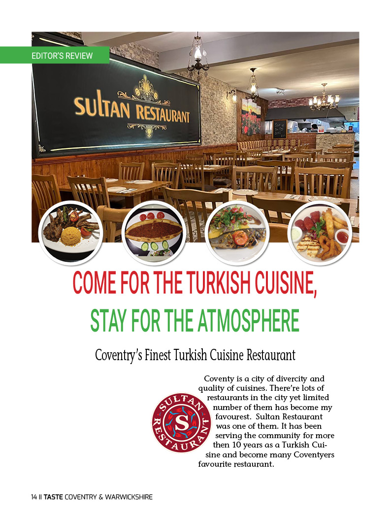Sultan Restaurant – Come for Turkish Cuisine